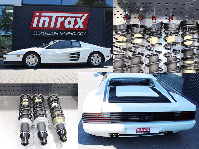 ELectronic Height Control op een Ferrari Testarossa - Intrax Suspension ...